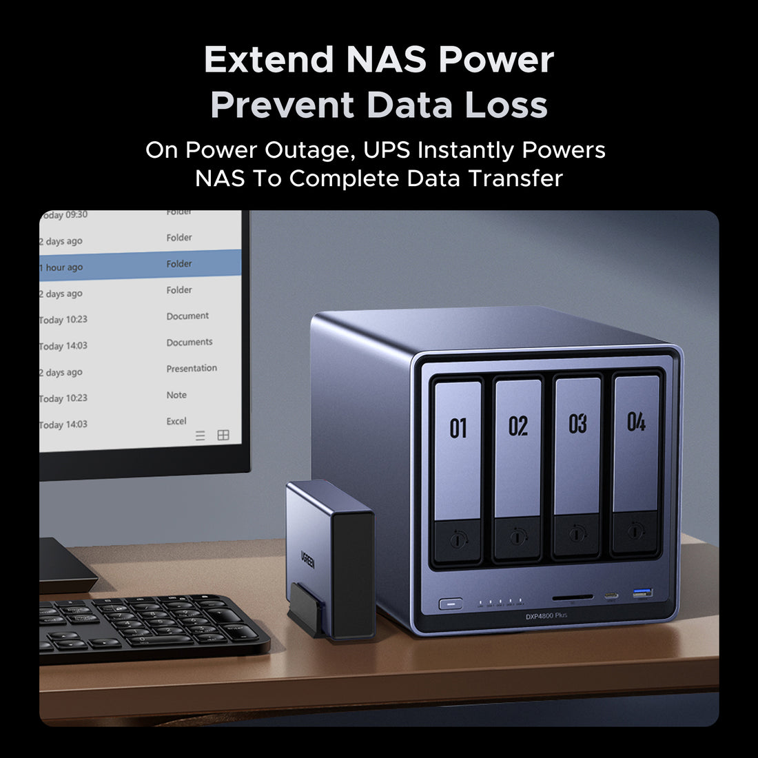 UGREEN NAS 120W DC Uninterruptible Power Supply – UGREEN NAS US