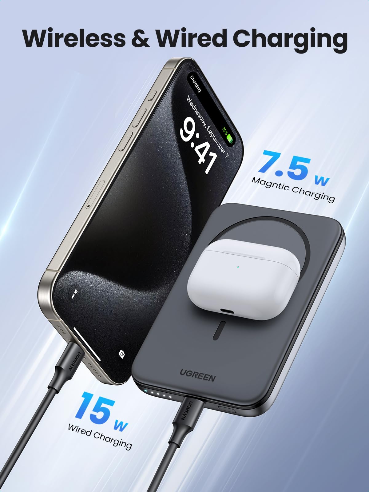 UGREEN 5000mAh MagSafe Power Bank for iPhone – UGREEN NAS US