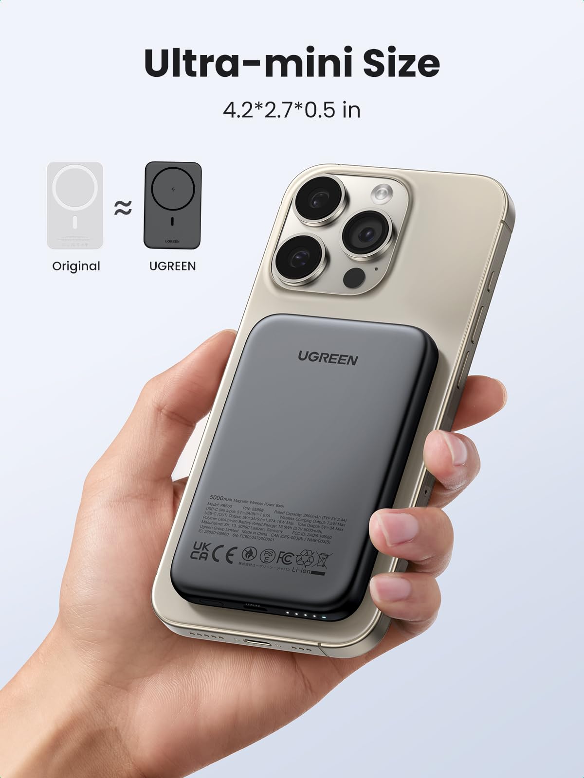 UGREEN 5000mAh MagSafe Power Bank for iPhone – UGREEN NAS US